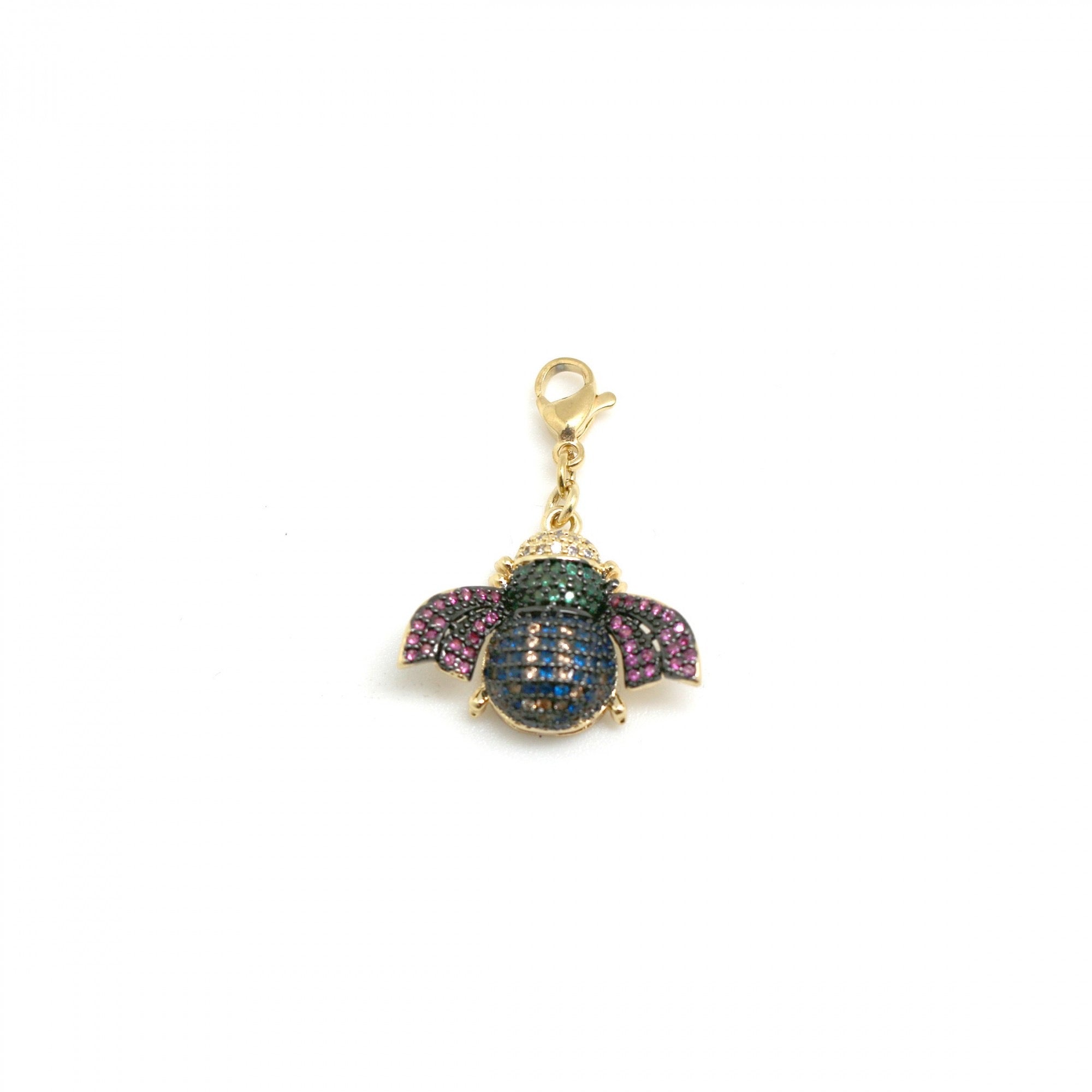 Charm insecte doré